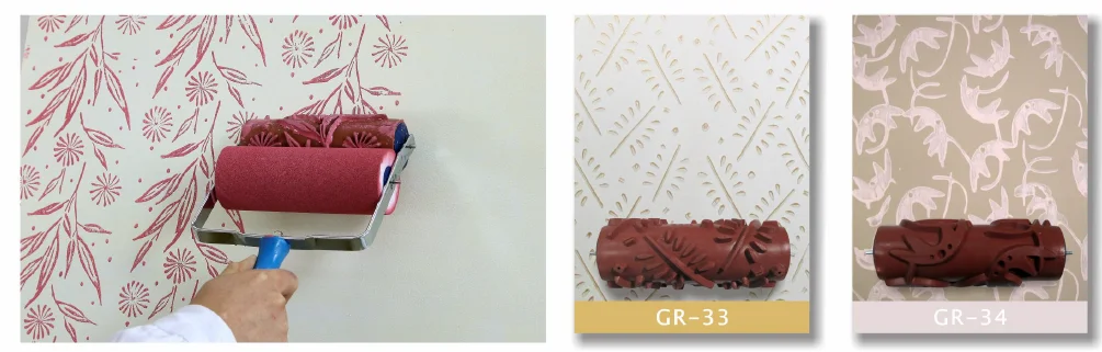 6英寸绘画滚筒图案设计油漆滚筒纹理软橡胶墙壁图案设计油漆滚筒刷 - Buy Gr油漆滚筒涂装,简单装饰油漆滚筒,6英寸塑料滚轮 Product on Alibaba.com