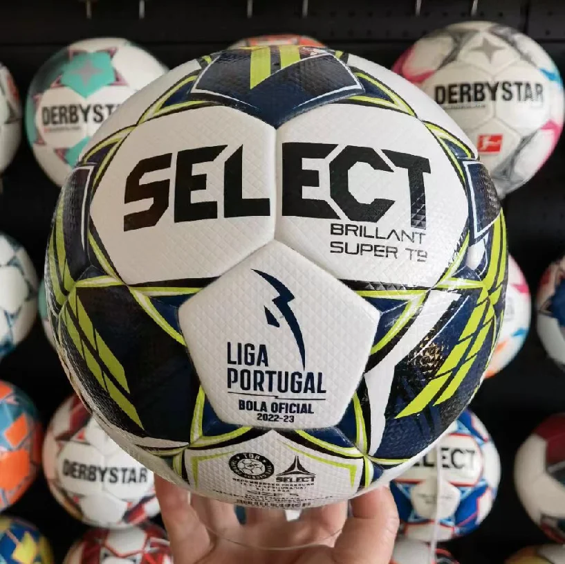 Hand Stich Soccer Ball Official Size 5 Football Ball PU Slip-resistant ...