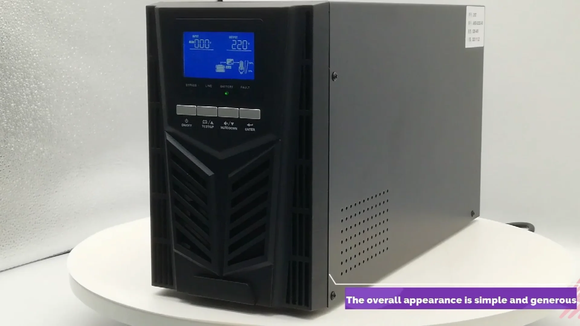 High Frequency High Voltage Custom Tower Ups 2kva Backup ...