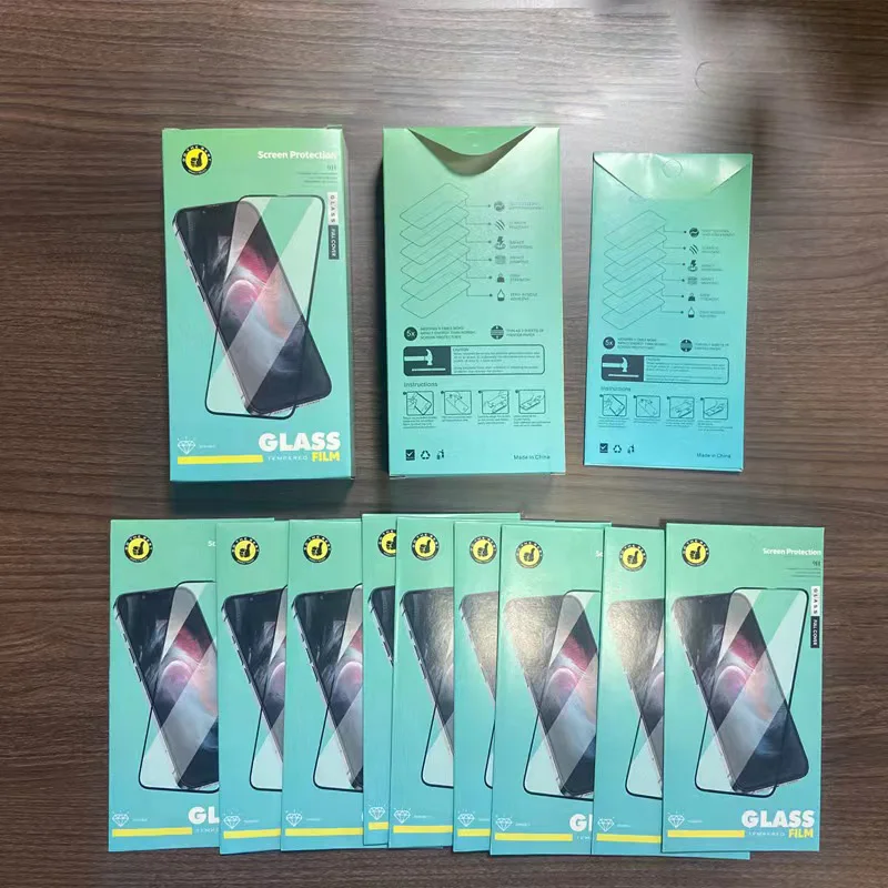 Empty Retail Package Box Packaging For Premium Tempered Glass 9h Screen ...