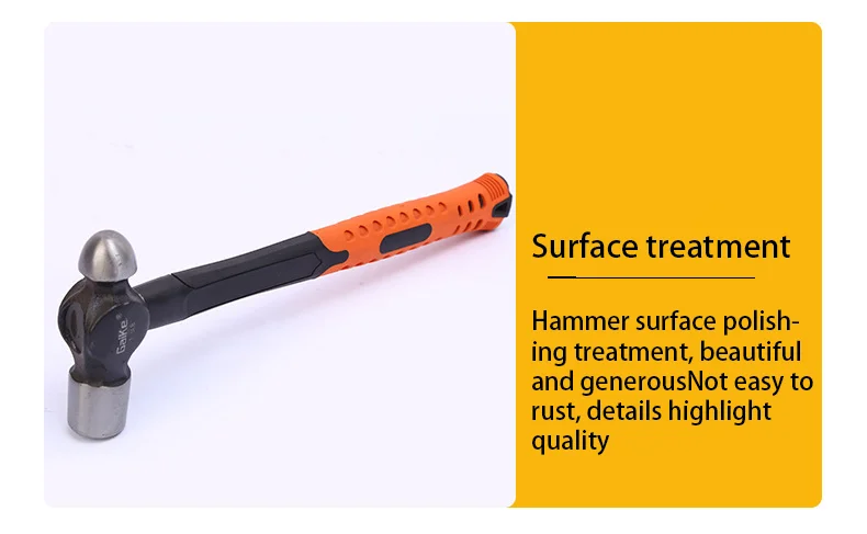 Ergonomic Round Head Ball Pein Hammer - Durable & Versatile