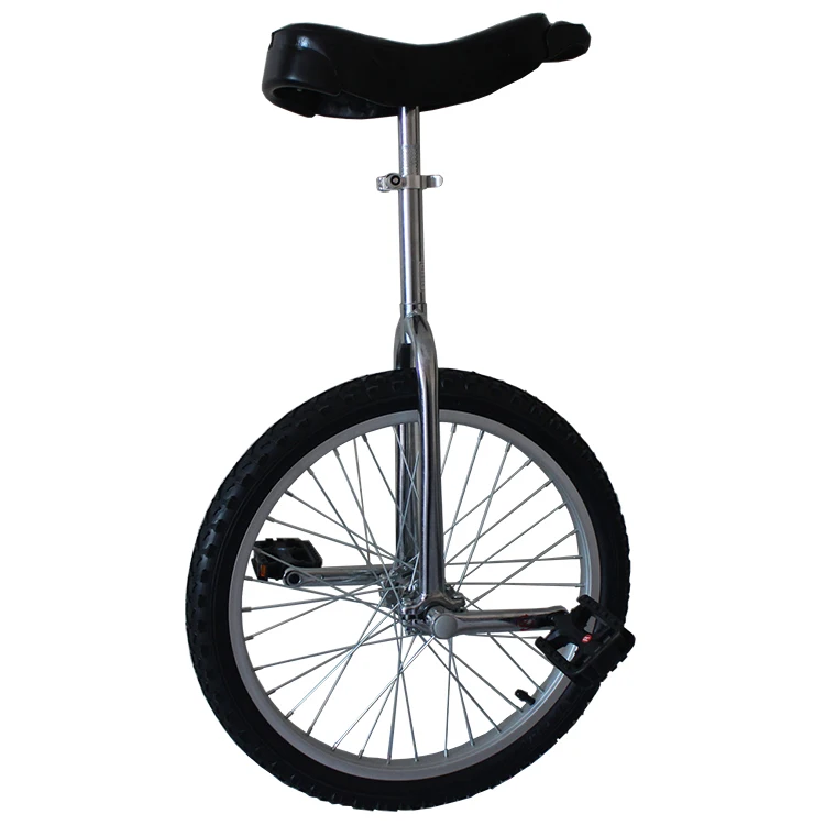 20 Inch Unicycle Bicycle Chrome Fork Steel Rim Unicycle One Wheel ...