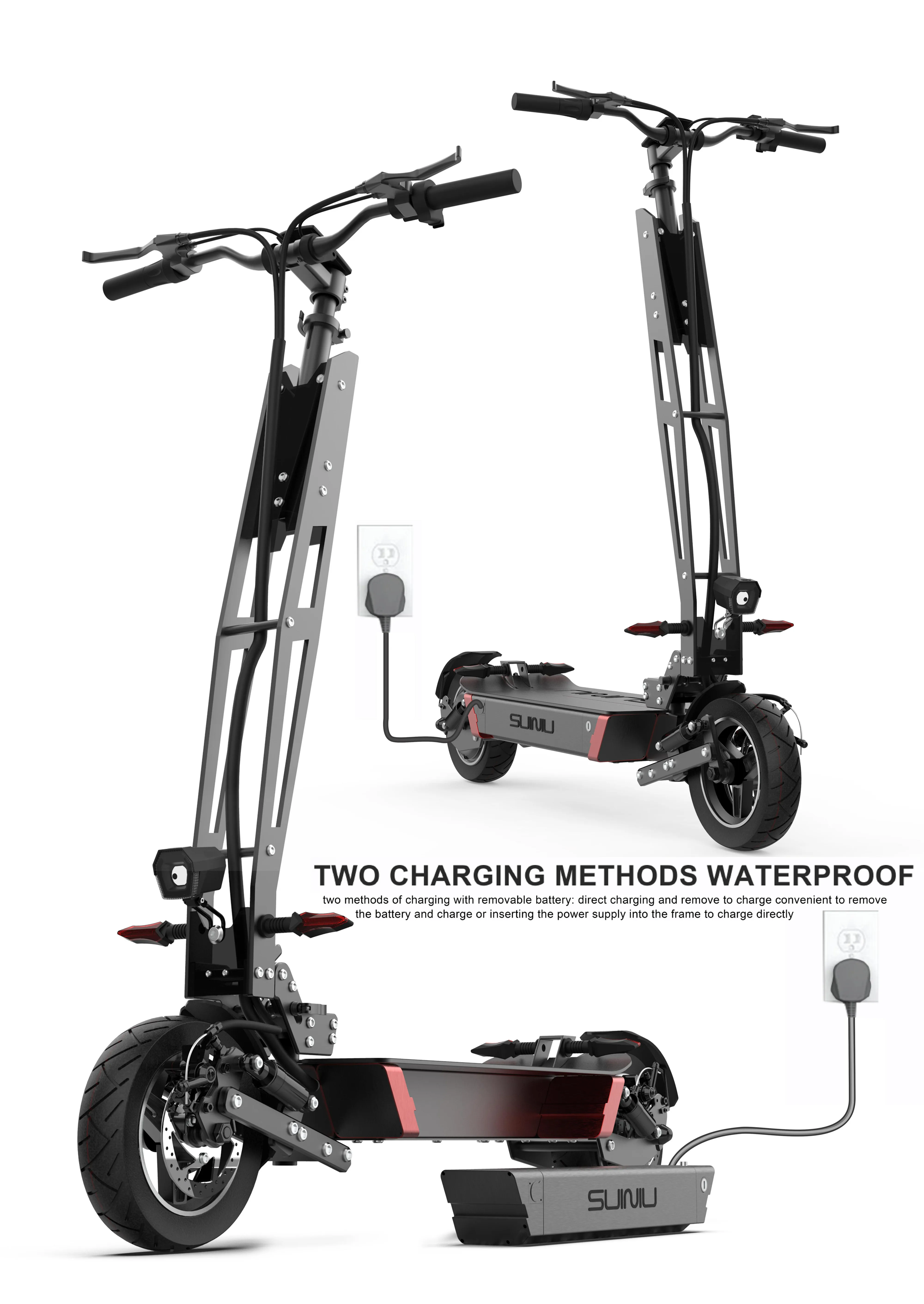 Cheap Electric Scooters Mobility Scooter Max Speed 45km/h Dual ...