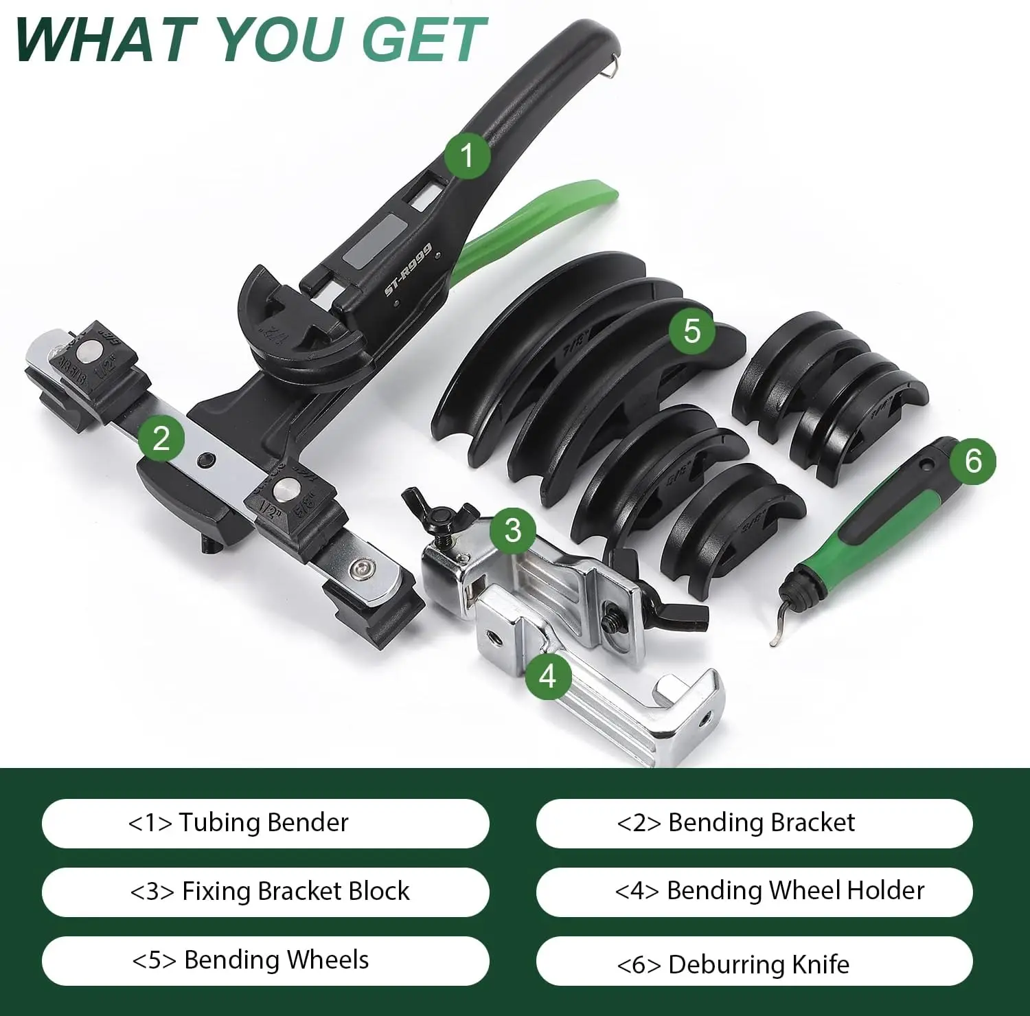 Tubing Bender Kit - Precision Bending for HVAC Installations