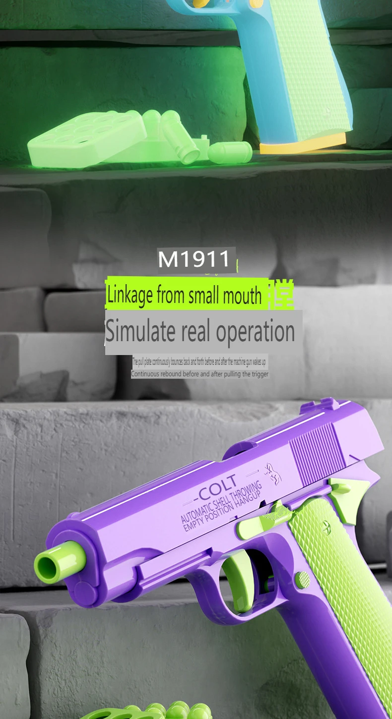 Turnip Gun 1911 Cannot Fired Hand Gun Simulation Can Be Hung Empty ...