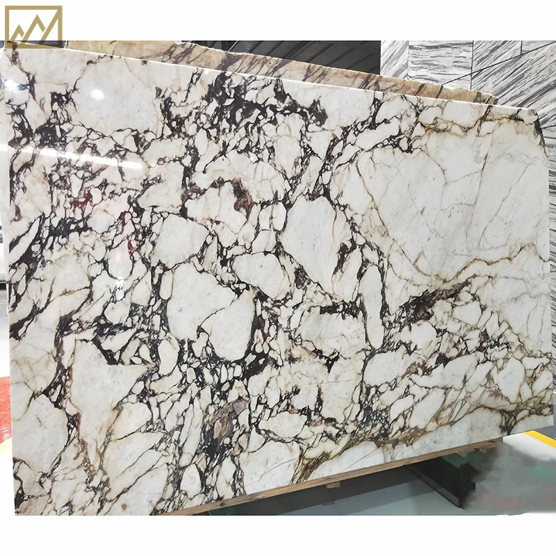 Kings-wing Calacatta Viola Marble Top Tile Popular Good Quality Marble Tile Dining Table Set ...