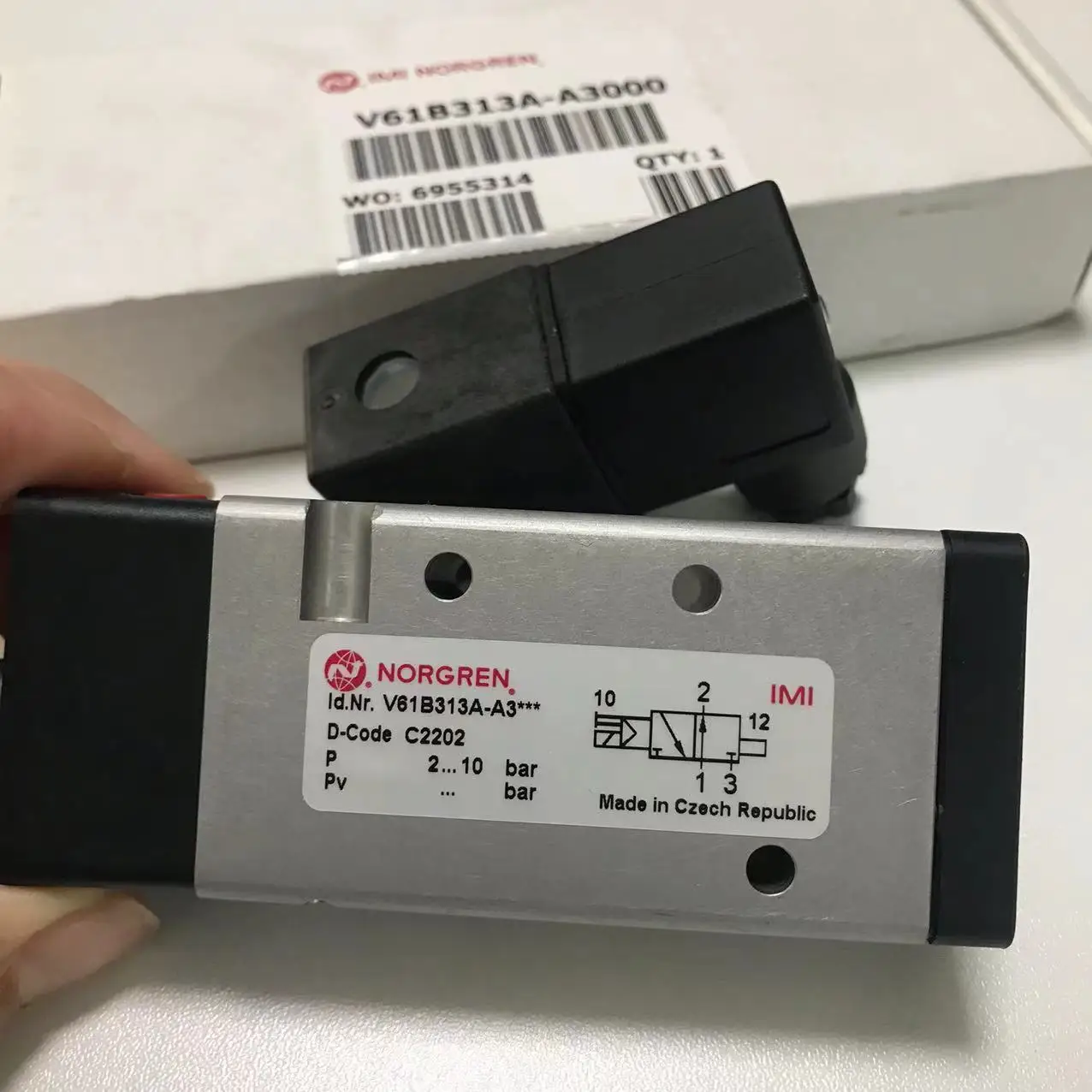 Norgren Solenoid Valve Vp60 Vp6010lt661mb20c Flow Control Valve ...