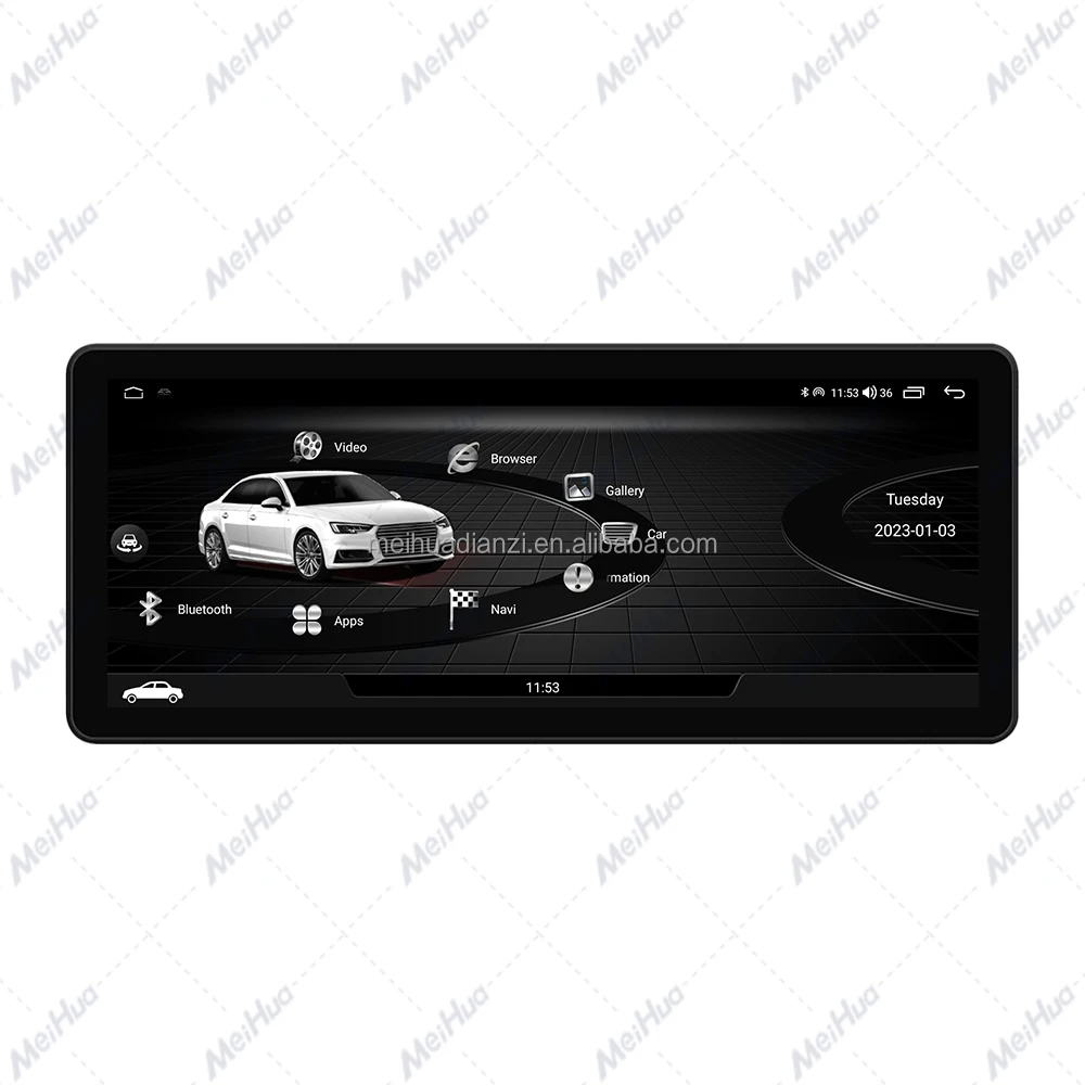 12.3inch Android Car Multimedia Screen For Audi Q5 2009-2019 With Radio ...