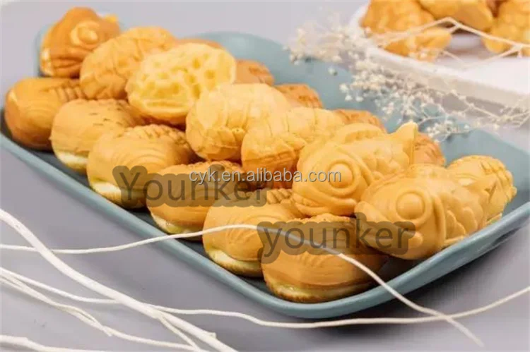 Small Automatic Korean Custard Moshi Manju Cake Fish Shape Delimanjoo ...