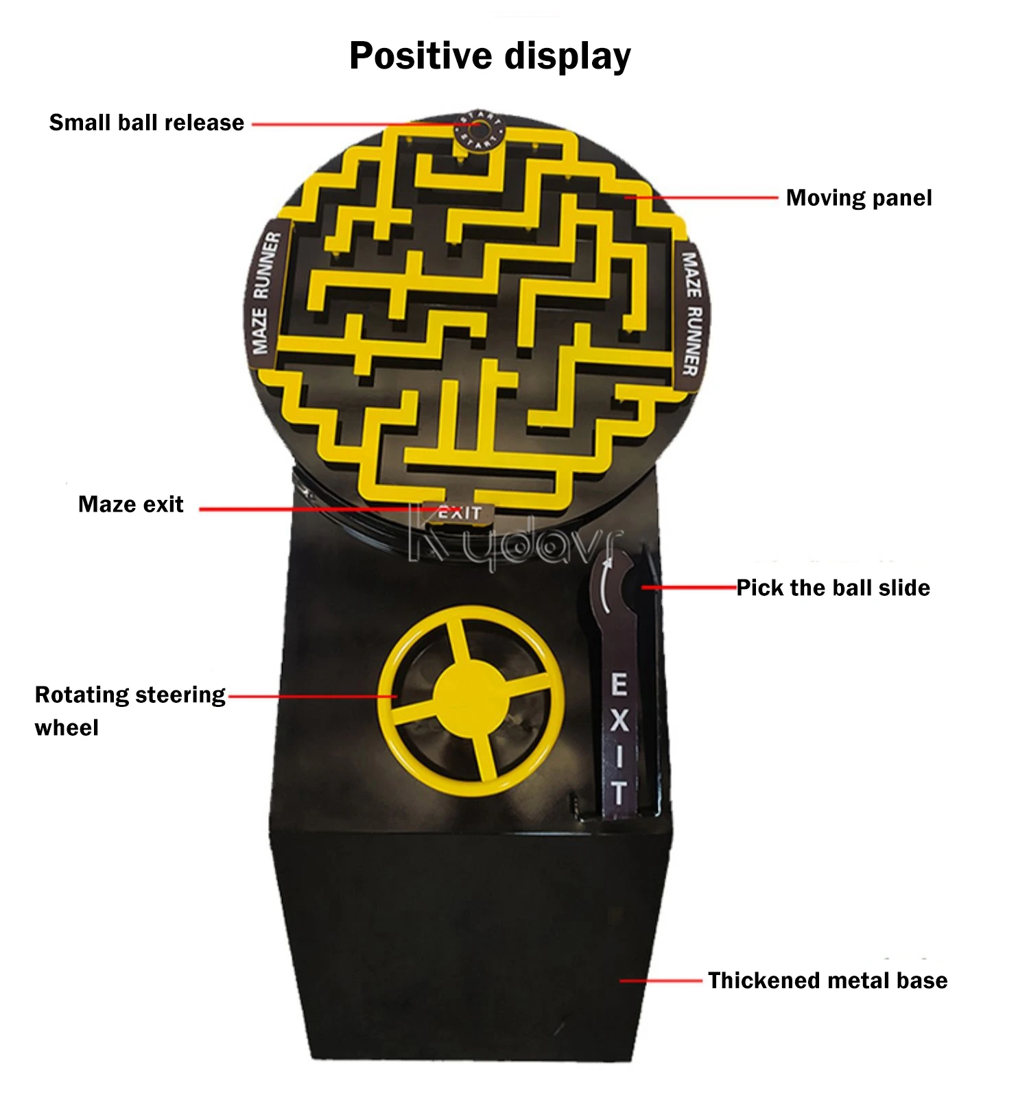Amusement Park Carnival Booth Funny Puzzle Gravity Reaction Ball Bead ...