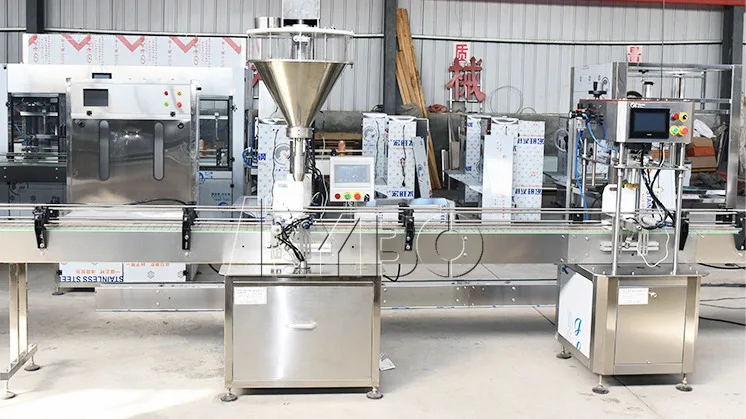 Powder Product Packaging Production Line 500g Intelligent Automatic ...