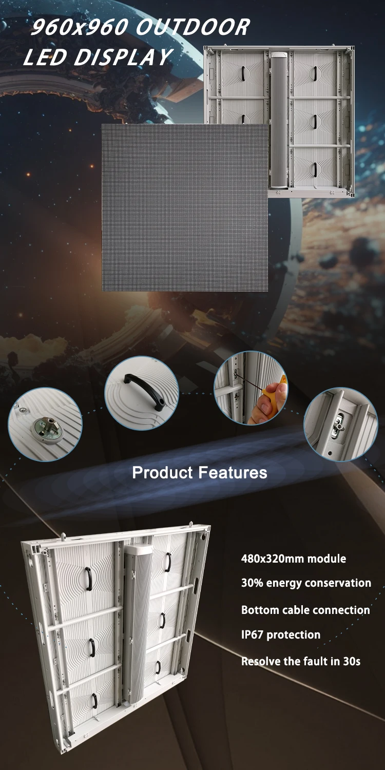 Waterproof Outdoor Digital 3d Billboard Led Display Board Video ...