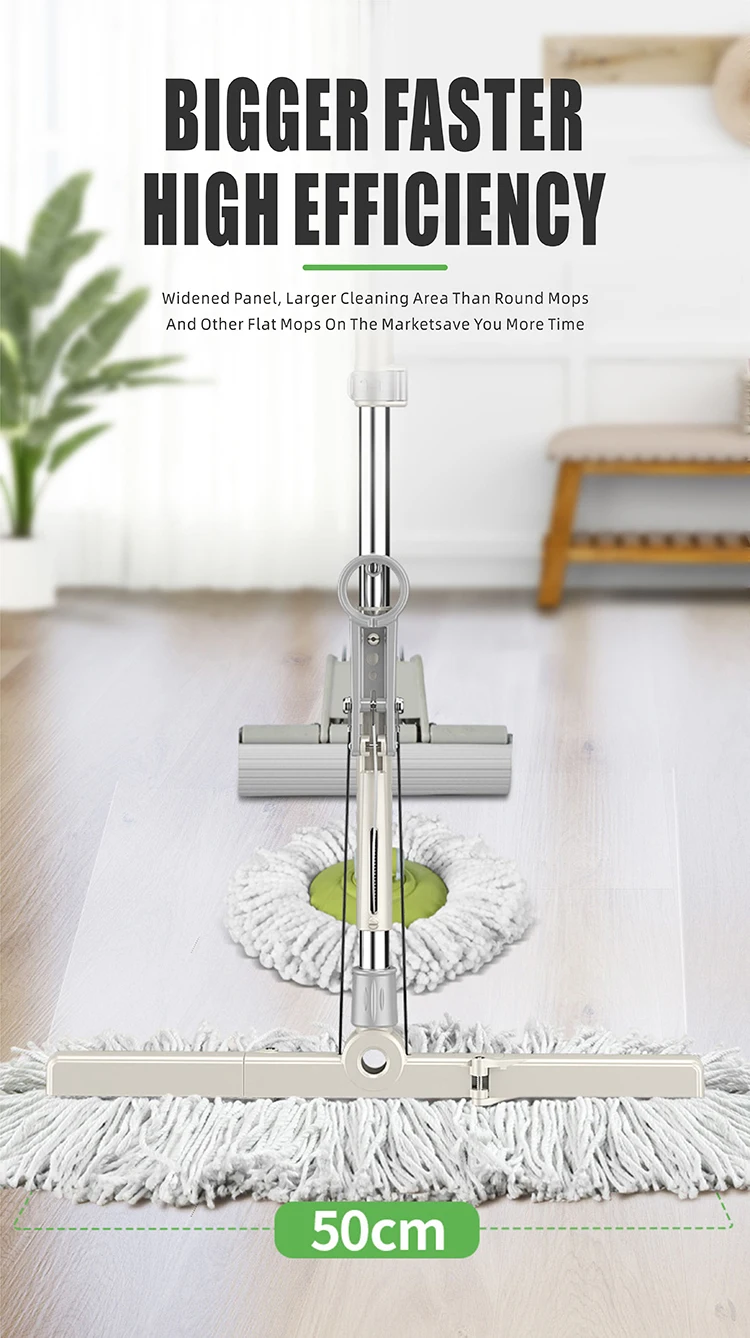 Rotating Mop Hand Free Lazy Mop Home Household Cleaning Mops With ...