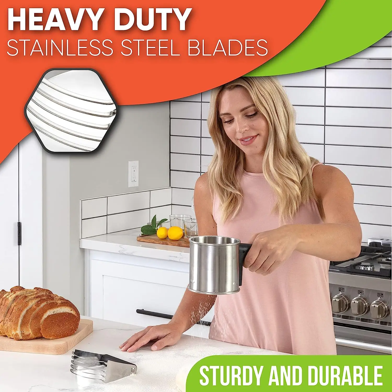 Stainless Steel Flour Beater Five-layer Curved Dough Mixer Baking Flour ...