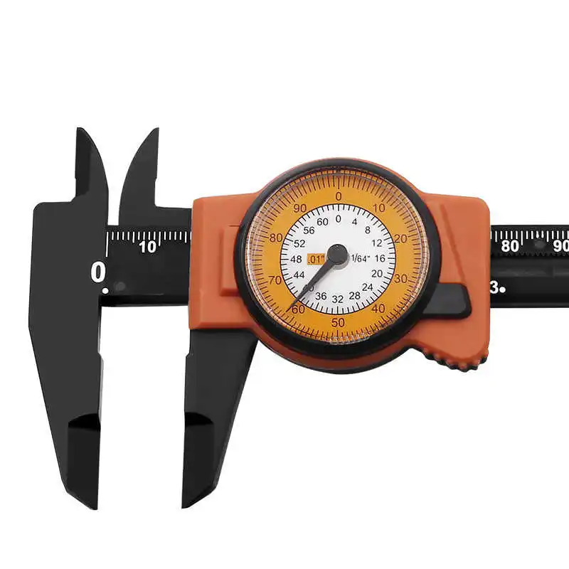 Metric 0-150mm Plastic Tape Gauge Caliper British 0-6 "vernier Caliper ...