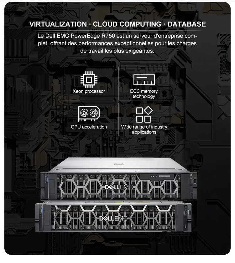 Original New Dell Emc Poweredge R750 Enterprise Level 2u Rack Server ...