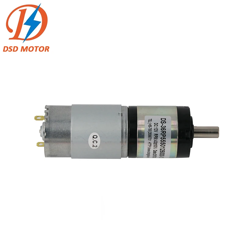 Gearmotor 36mm Dc Motor 10nm Torque Low Rpm 50rpm Dc Planetary Gear ...