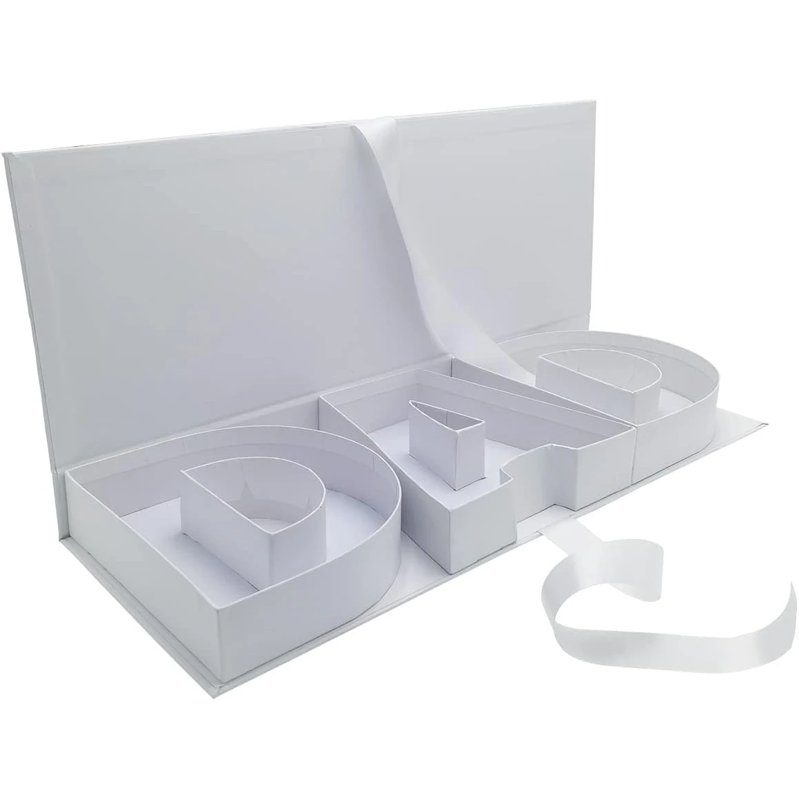 Fillable Chocolate Sweet Packaging Cardboard Letter Dad Shaped Gift Box ...