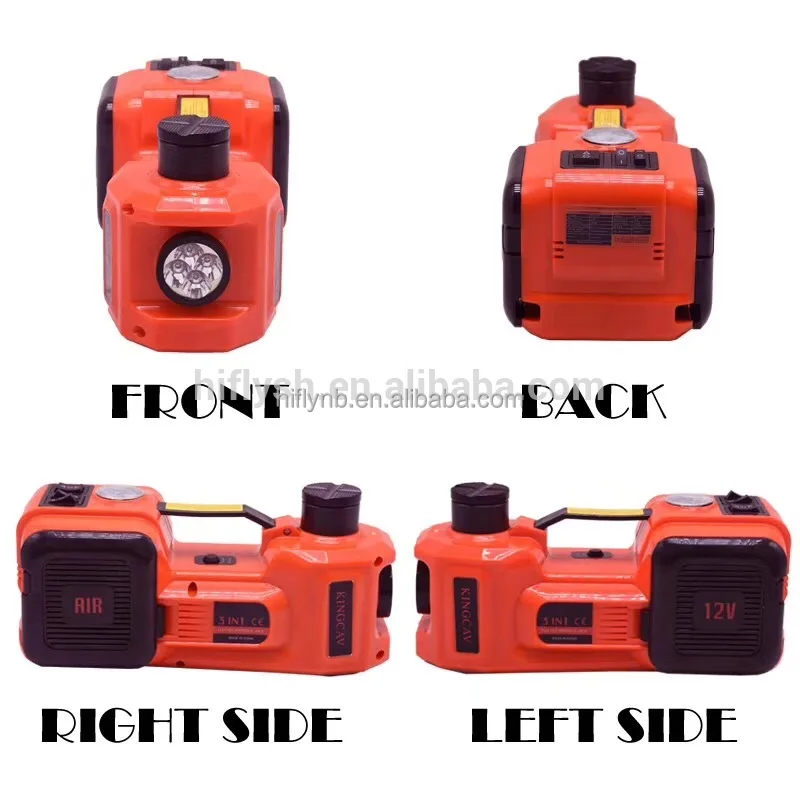 045SH Multi-functional Electric Car Jack 5T DC12V Air Compressor With ...