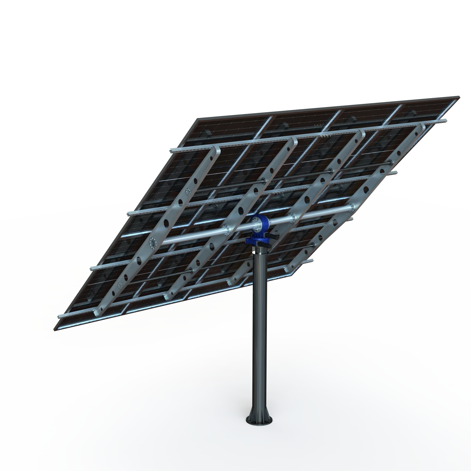 Dual Axis Solar Tracker - Maximize PV Efficiency & Durability