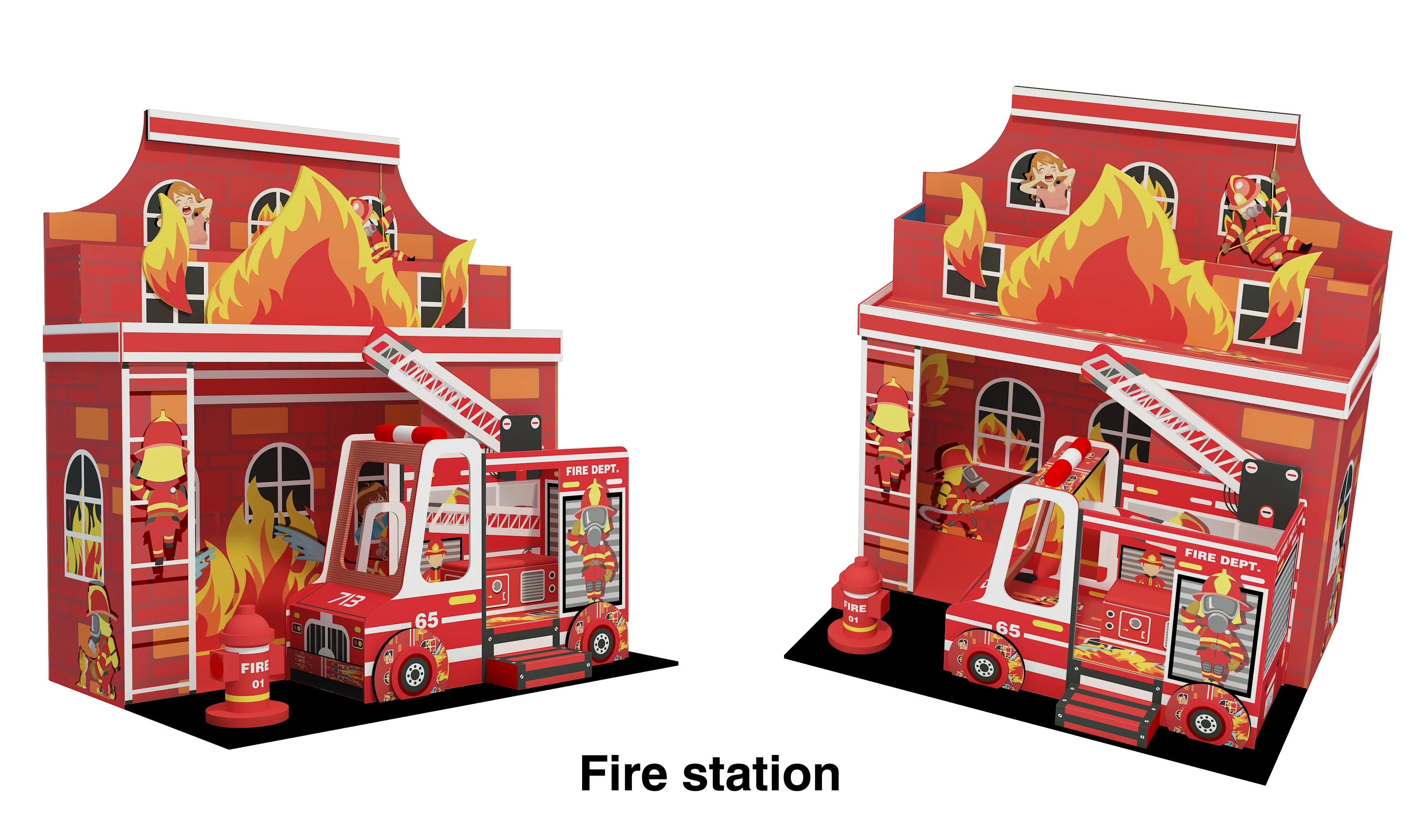 Customizable Indoor Playground Designed for Kids Fun Soft Play Role ...
