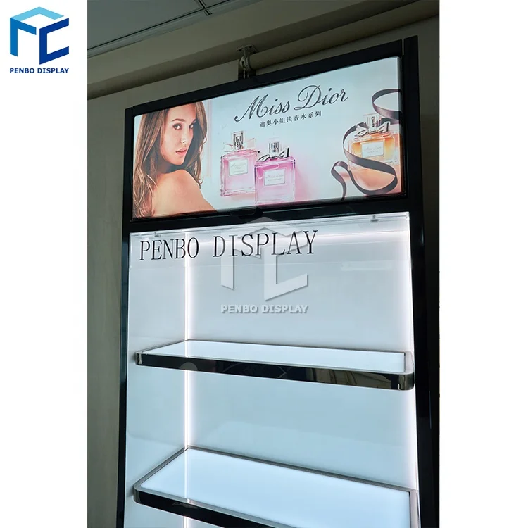 Modern Perfume Display Showcase Glass Perfume Display Cabinet Shop ...