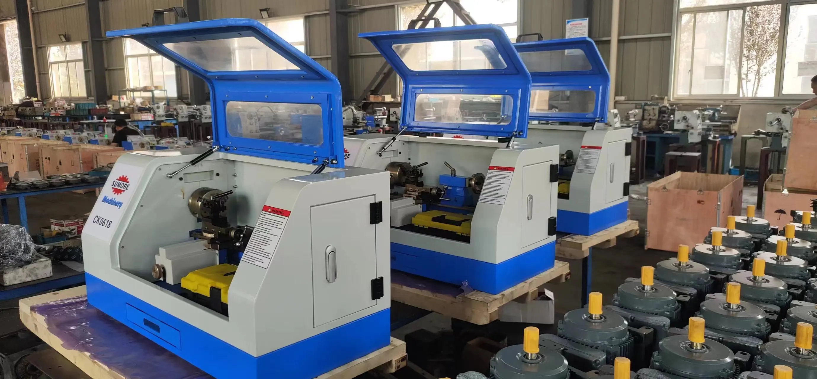 Sumore High Quality Benchtop CNC Lathe Machine SP2102CNC