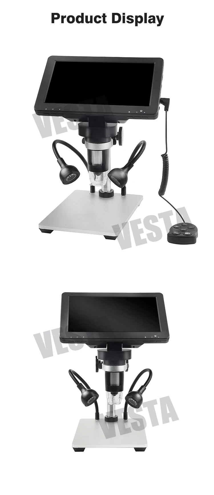1200x Hd Dm9 Digital Electron Microscope With Screen Magnifying Lens For Photography And Video ...