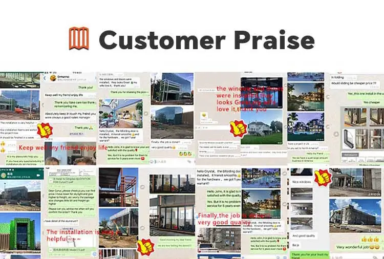 APRO Transparent Outdoor Accordion Weatherproof Bifold Door