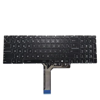 Sp Spanish With Rgb Laptop Keyboard For Msi Ge65 Ms-17e Gp75 Gp63 Gs75 ...