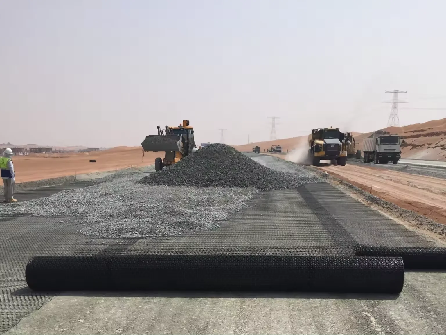 Polypropylene Triaxial Geogrid - Durable Road Stabilizer