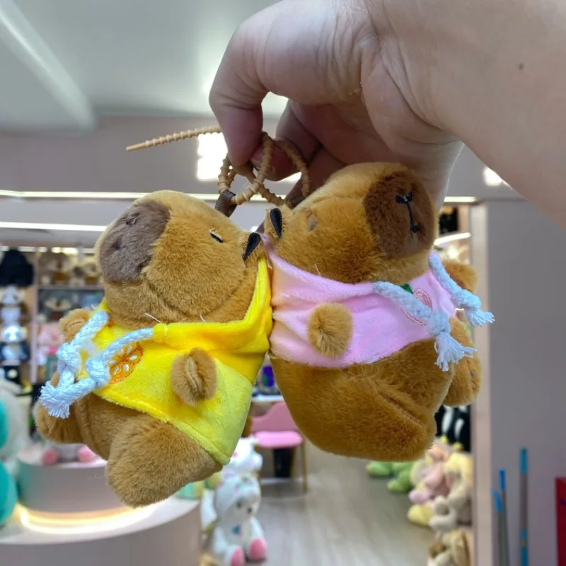 Alibaba.com: Wholesale Cartoon Hoodie Capybara Plush Keychains, Cute ...