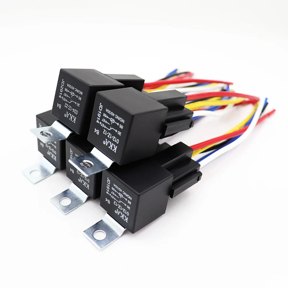 Customize Automotive Relay Base 12V 24V Car 5P Way Holder