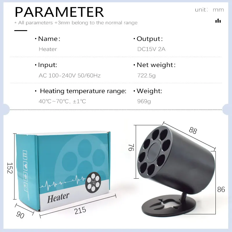Dental Composite Resin Heater - AR Heater with Temp Display