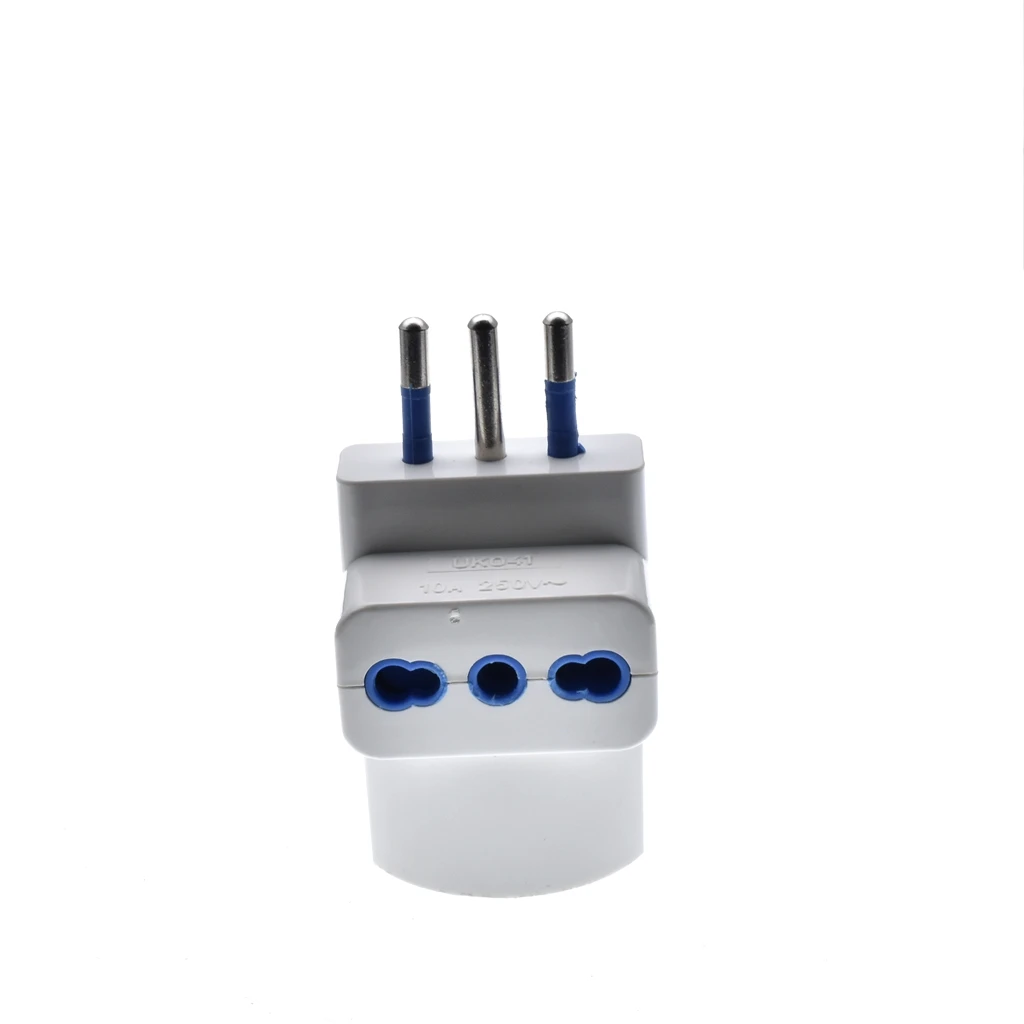 Italy Travel Plug Adapter 3 Ways Socket Multi Port Outlet Italian ...