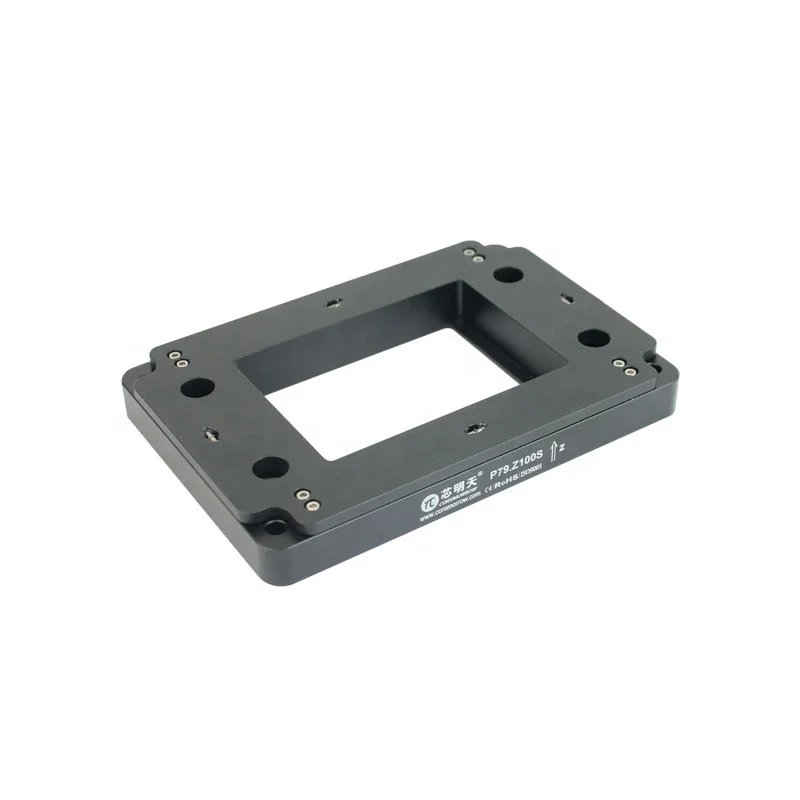 Mini piezo z scanner position and linear micrometer stage for optical ...