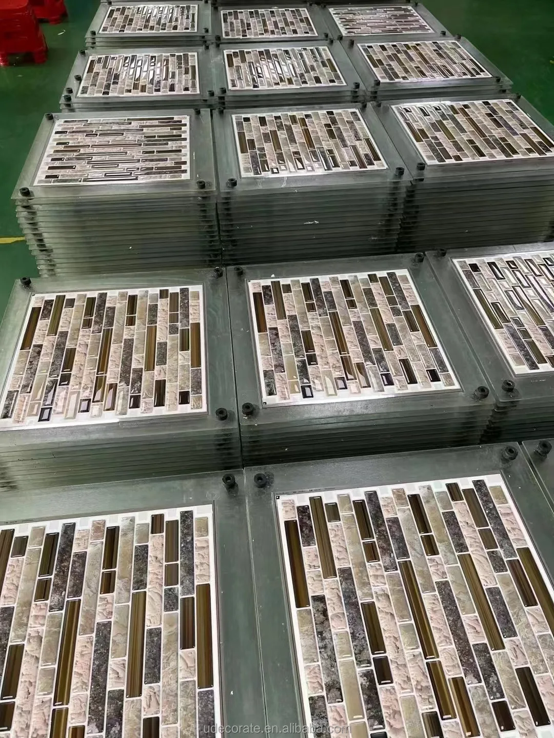 Udk Aluminium Film Adhesive Tiles With Heat-resistant 3d Pu Gel Layer ...