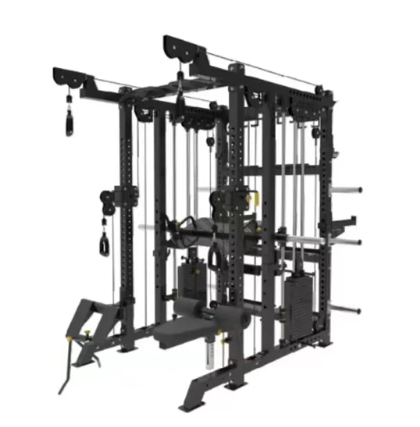 Smith Machine Multi Functional Trainer - 3D Folding Gym Equipment