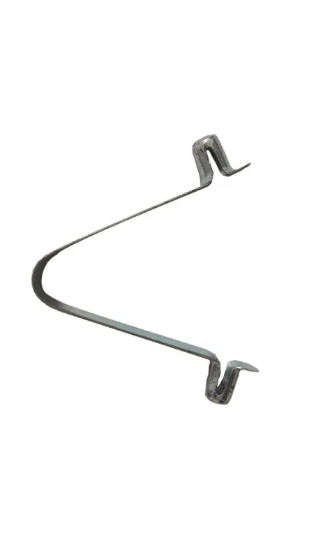 Steel Hole Tube Lock Custom Spring Clips V Shaped Snap Push Double ...