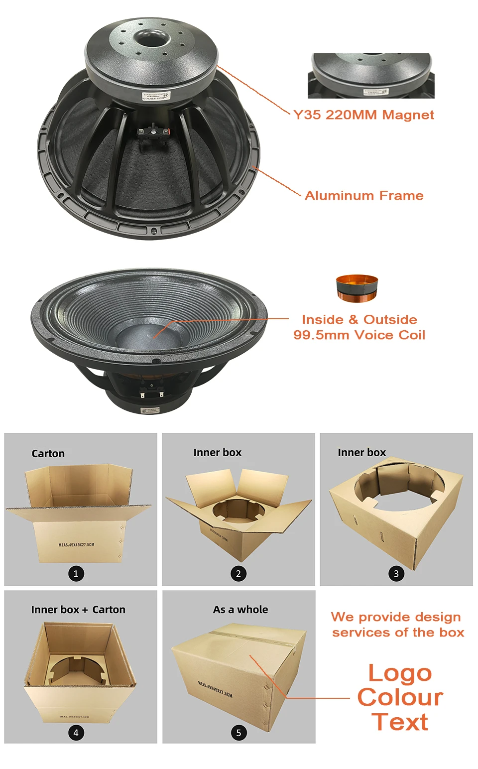 Merry Audio 18 Inch Speaker - 3000 Watts Subwoofer Power