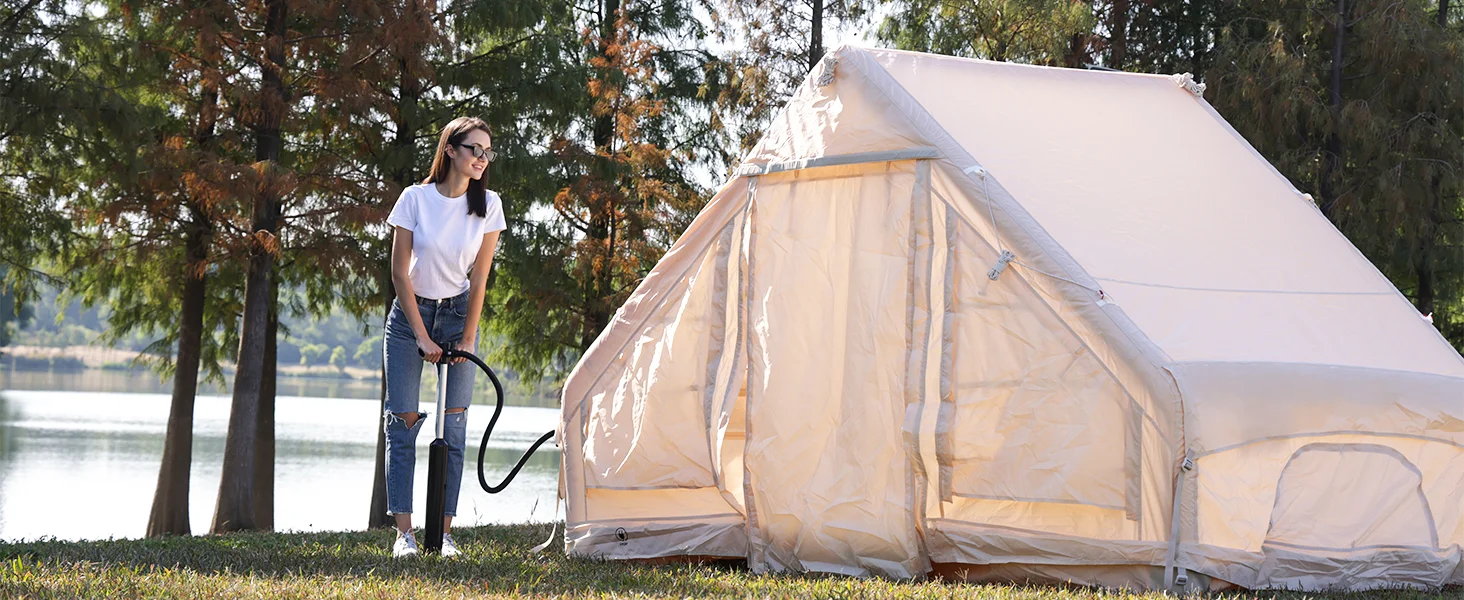 Naiya Inflatable Camping Tent - Ultimate Cold Weather Shelter