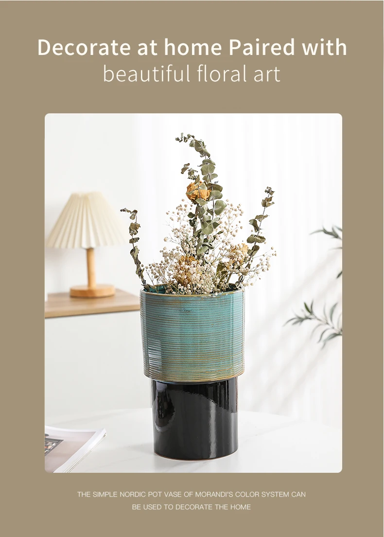 2023 Custom Logo Kiln Glazed Porcelain Butterfly Orchid Vase Kiln ...