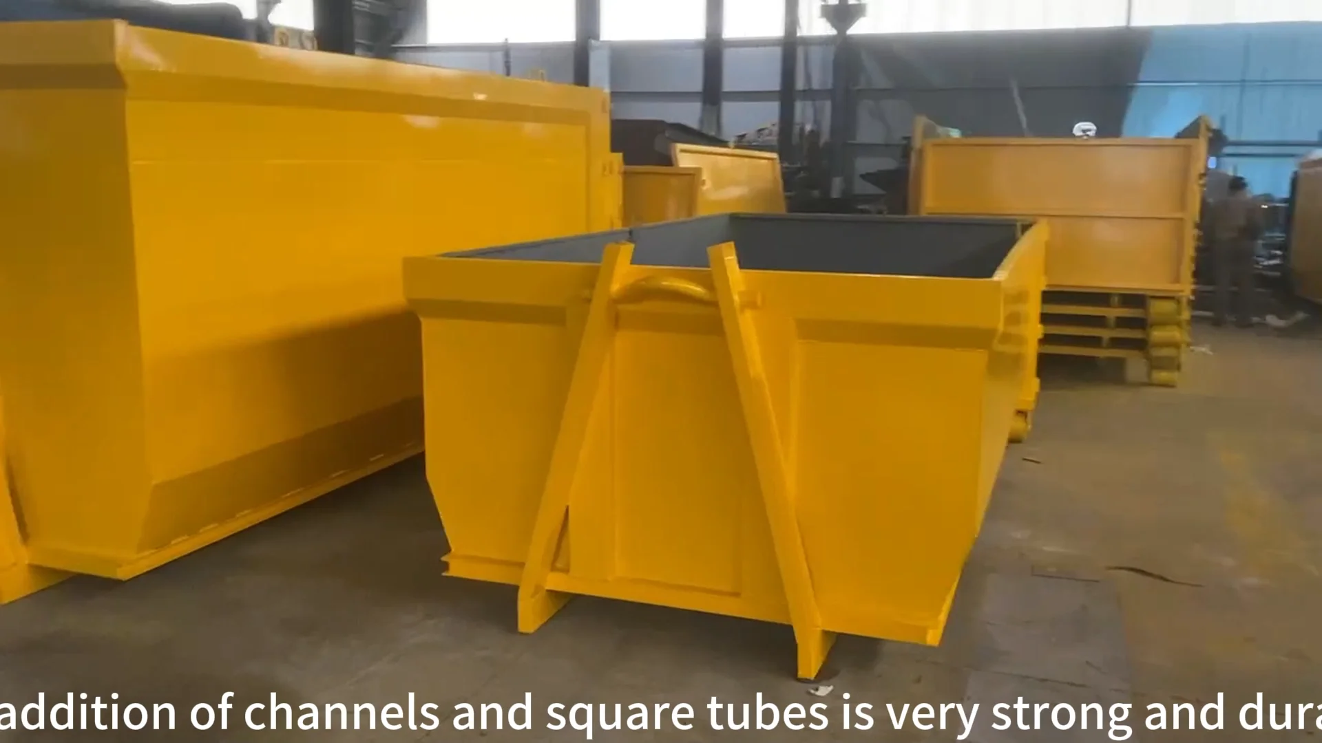 Construction Waste Transport Container Carbon Dumpster Recycling Bin ...