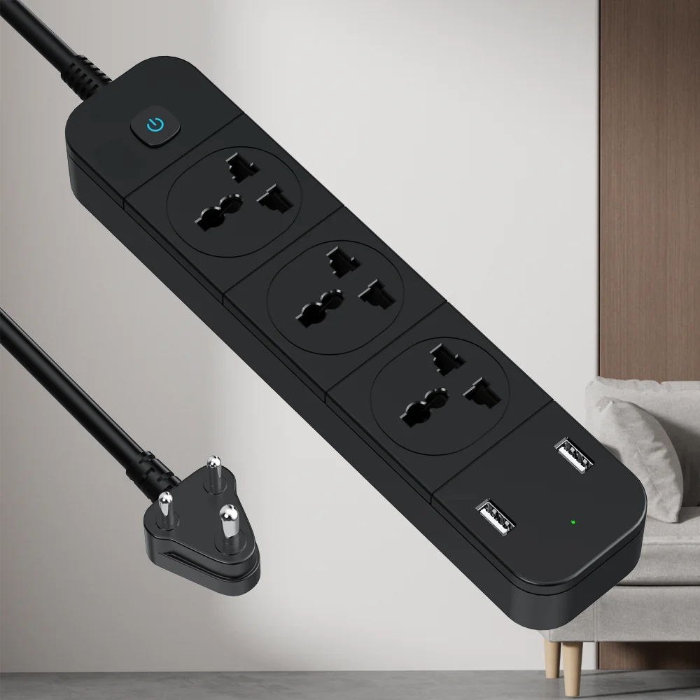 Oswell Universal Multi Plug Multiple Socket Copper Conductor Extension ...