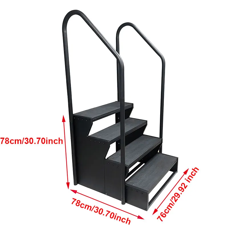 4-tier Modern Design Swim Spa Ladder - Soaking Pool Steps