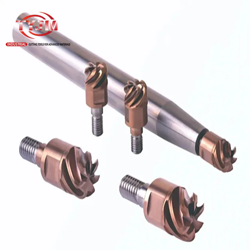 Customizable ODM/OEM Exchangeable Head End Mills Versatile Replacement ...