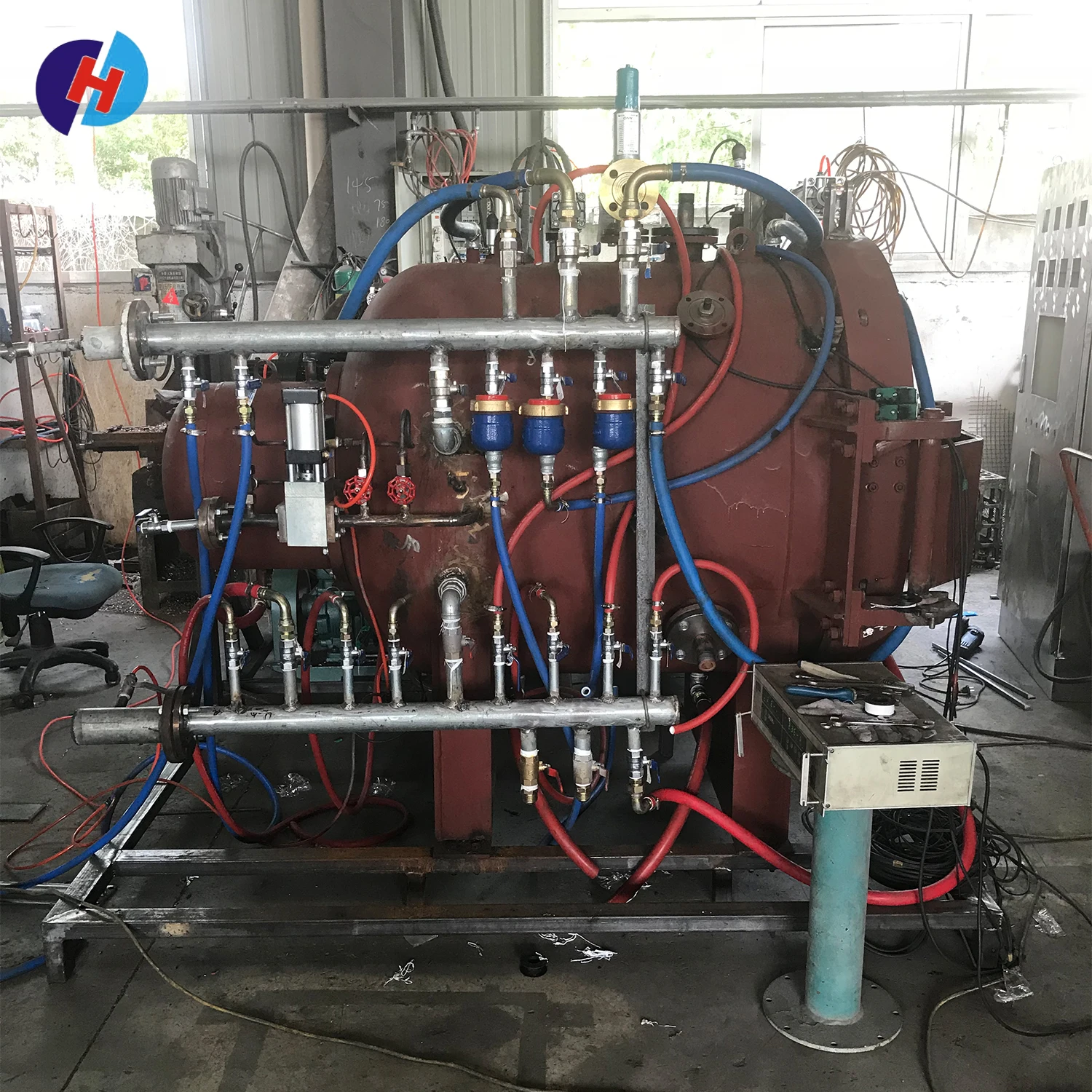 Huahong Small Laboratory Vacuum Tube Furnace Low Temperature Argon Gas ...