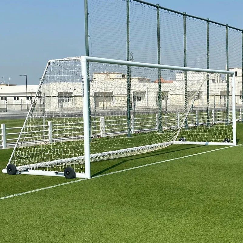 Steel Soccer Goals Portable On Wheels Aluminum Soccer Goal Frame With ...