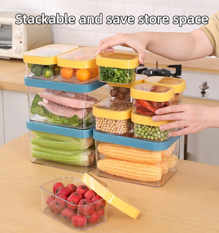 Transparent Food Storage Container BPA Free Plastic Clear Food ...