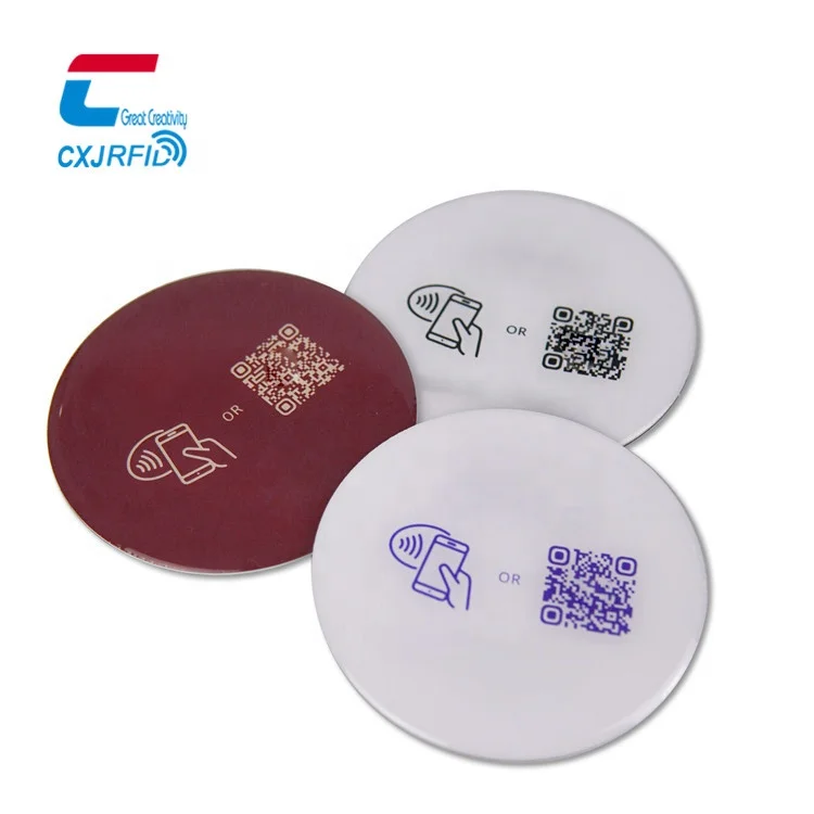 Custom Rfid Nfc Tag Smart Touch Menu Tag Waterproof Contactless Qr Code ...